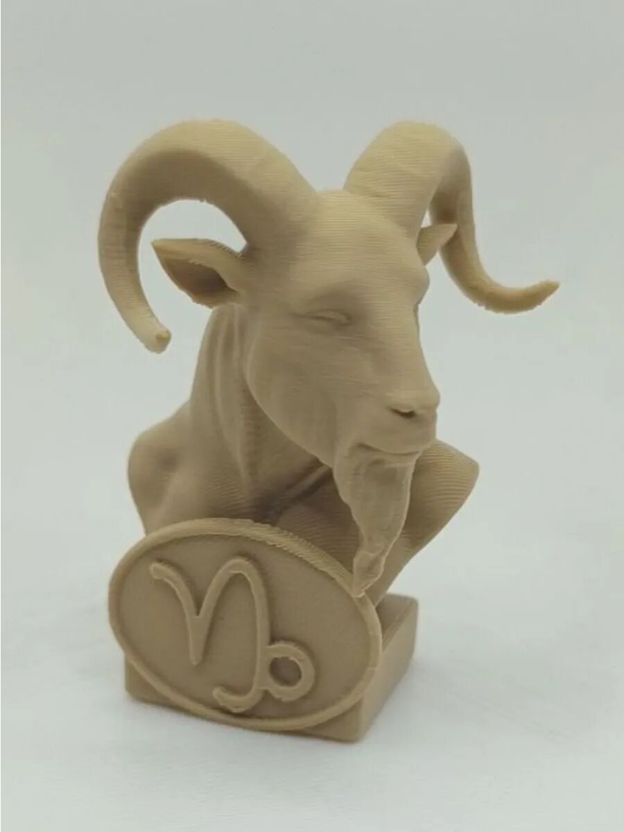 Знак зодиака Козерог (8см, черный)