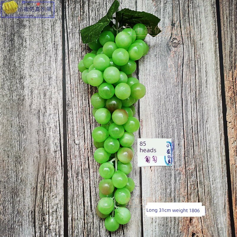 Искусственные гроздья винограда, имитация фруктов, пластиковый виноград, декоративные модели фруктов, зеленые