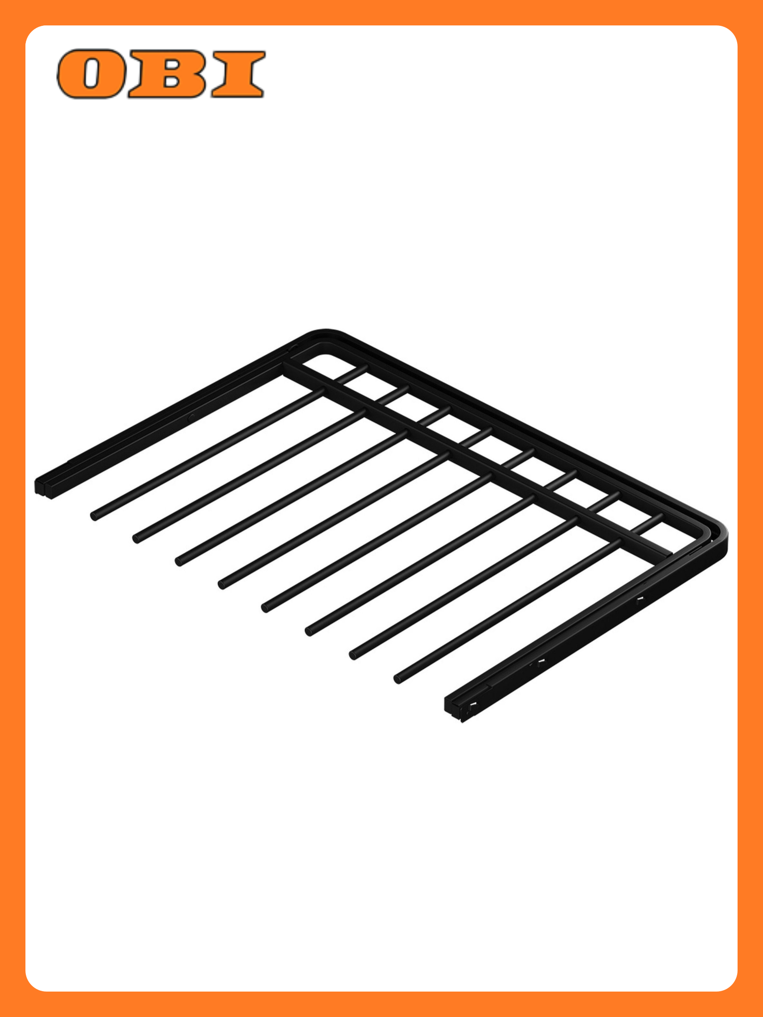 Брючница Larvij 597x425x20мм, сталь, выдвижная, для 8 пар брюк