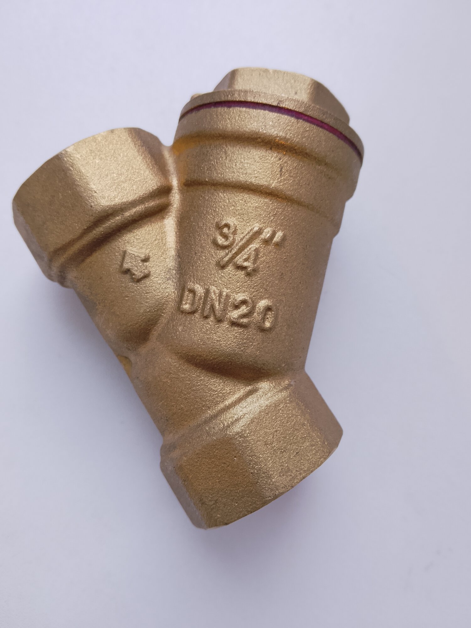 Фильтр косой Millenium, латунь, 3/4", внутренний, внутренний