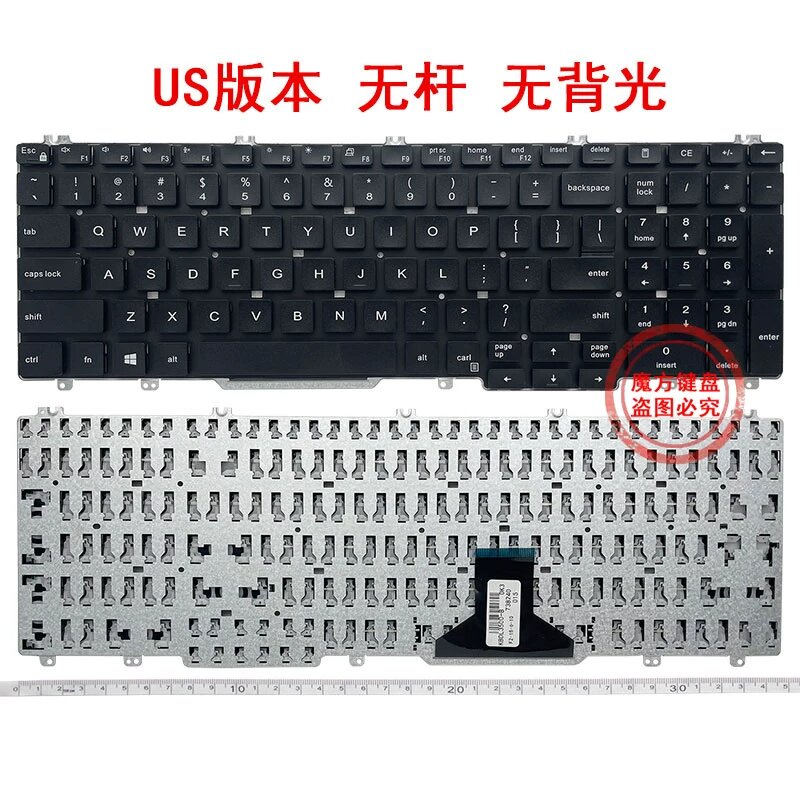 Подходит для клавиатуры DELL Dell Precision 3500 3501 3540 3541 3550 3551 (Без теста производительности мыши/без