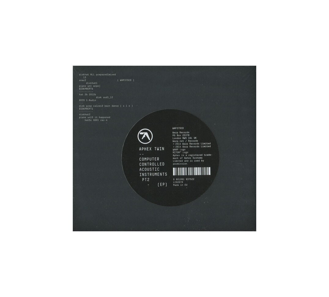 Диск APHEX TWIN - Computer Controlled Acoustic Instruments (1 CD)