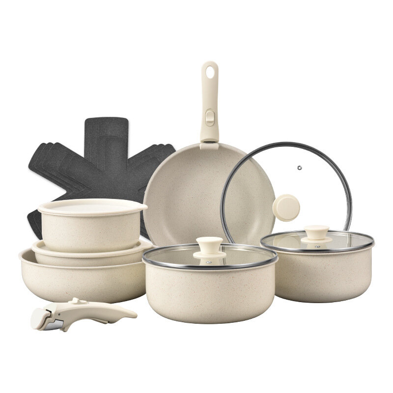 Набор кастрюль из керамики с антипригарным покрытием-2.5 л, 26 см