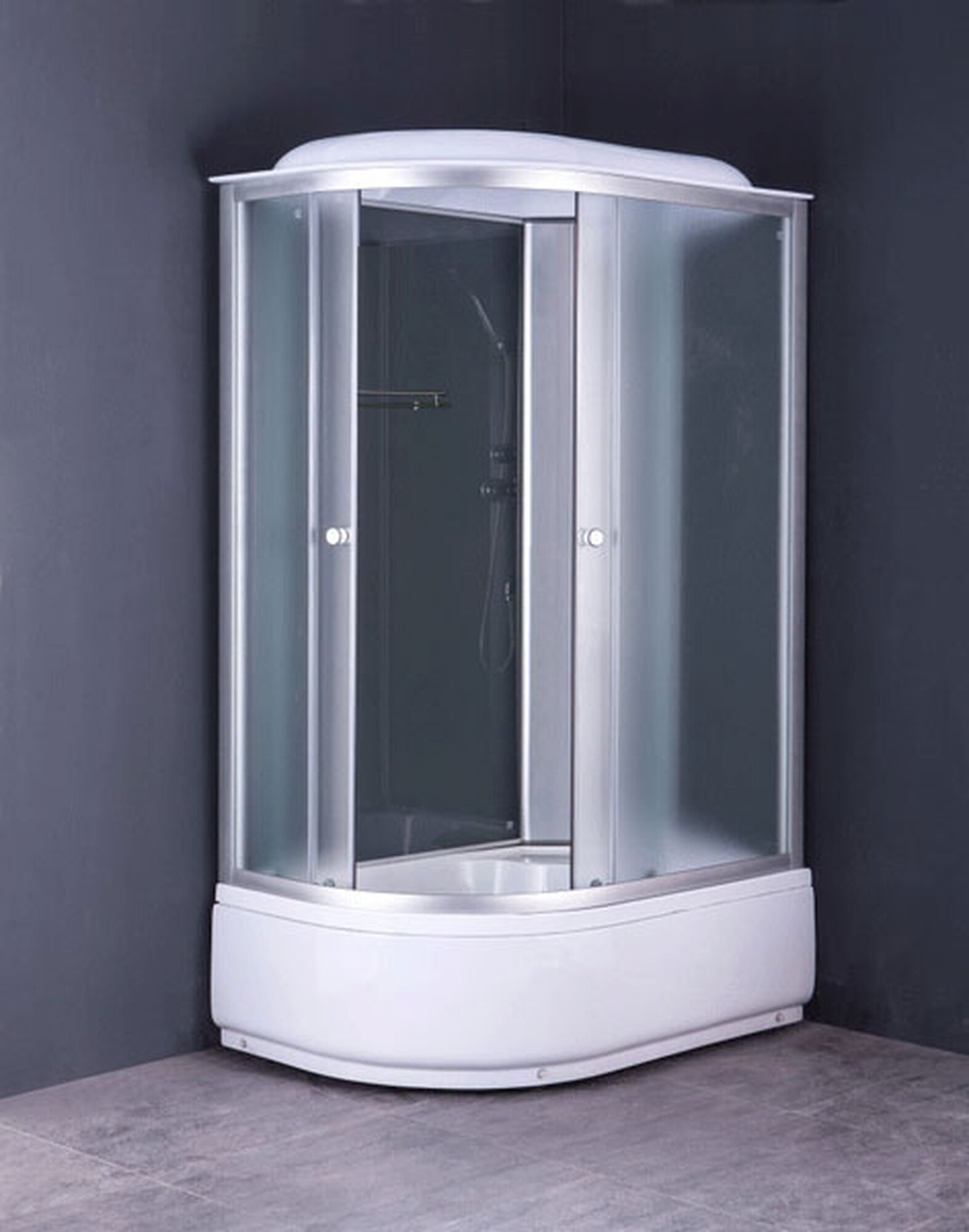 Душевая кабина ASTERA PB 120 R (1200/800/2180) высокий поддон(40см) стекло матовое