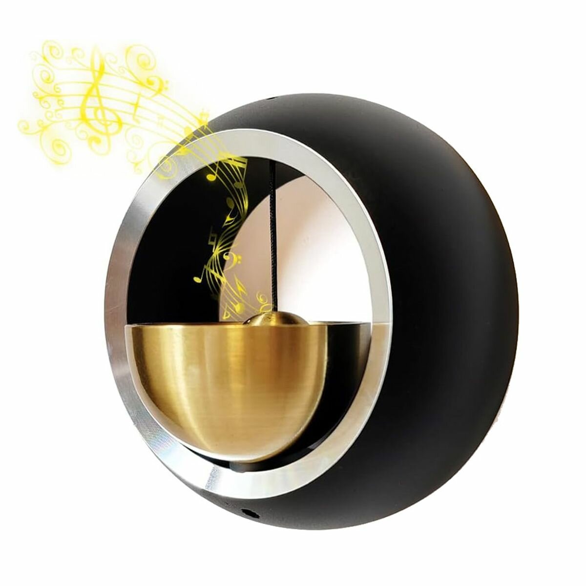 Звонок для открывания двери, дверной звонок для открывания двери, черный