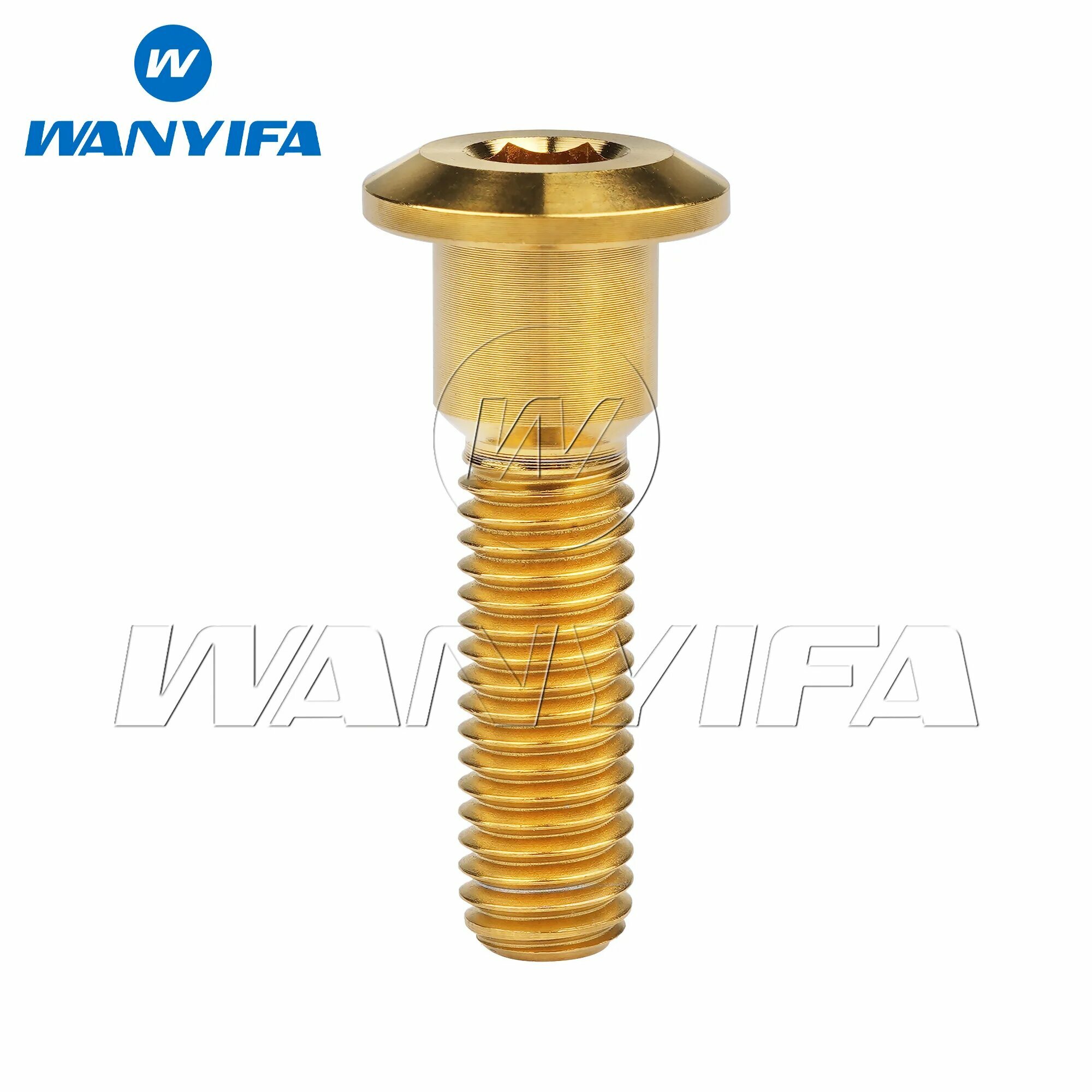 Титановые болты Wanyifa M8x20 для мотоциклов Gold, 25mm