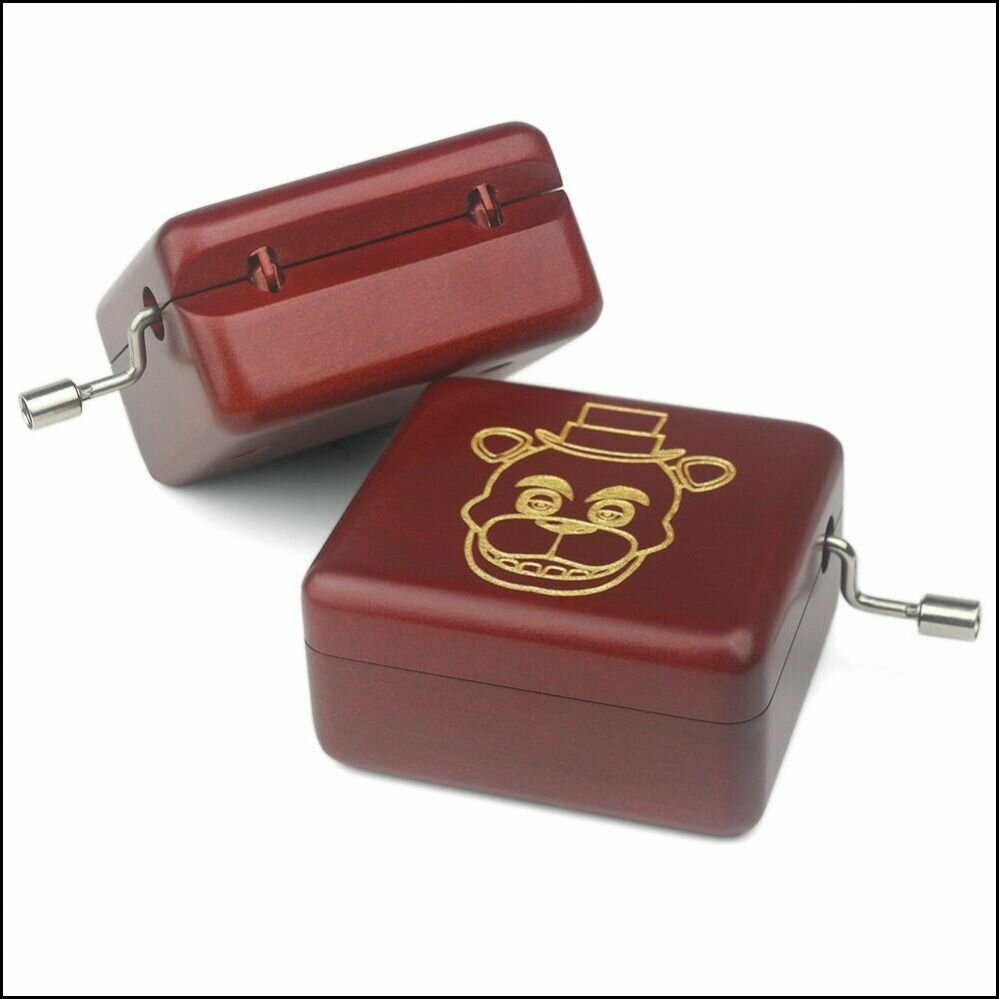 Эксклюзивная механическая шкатулка с мелодией из Фредди 5 ночей предназначена для музыкального подарка детям, девочкам, женам и родителям на Рождество или день рождения