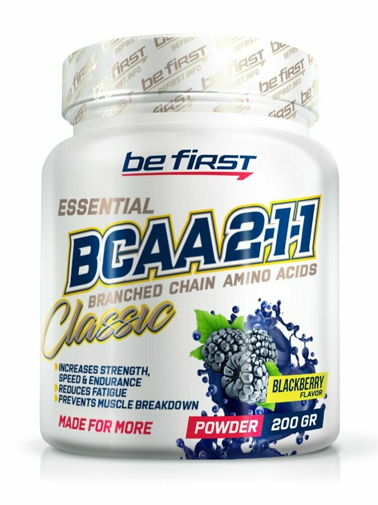 Be First BCAA 2:1:1 powder 450 г Ежевика
