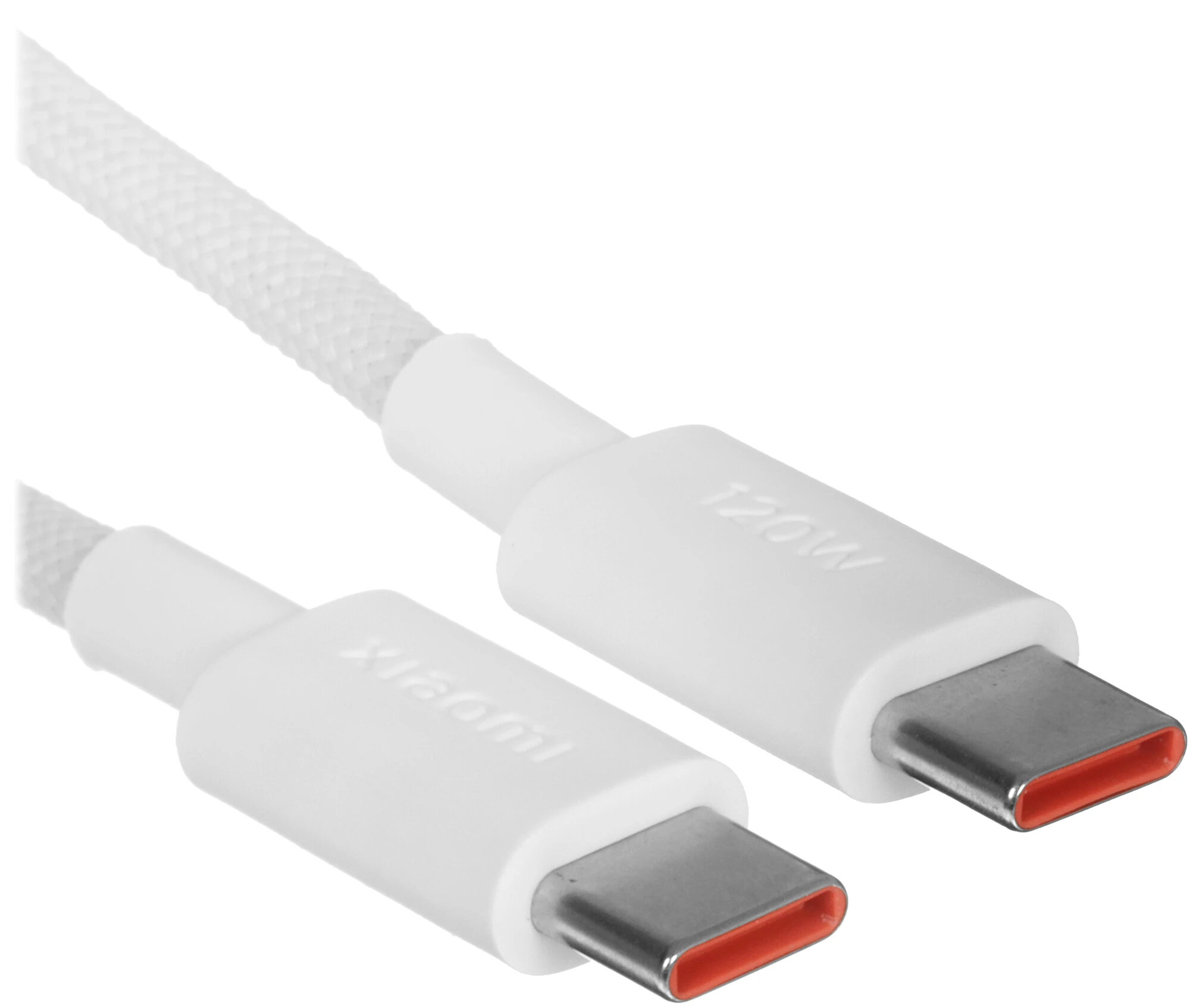 Кабель Xiaomi High-speed USB4 Braided USB-C to USB-C Cable белый (BHR087BGL)
