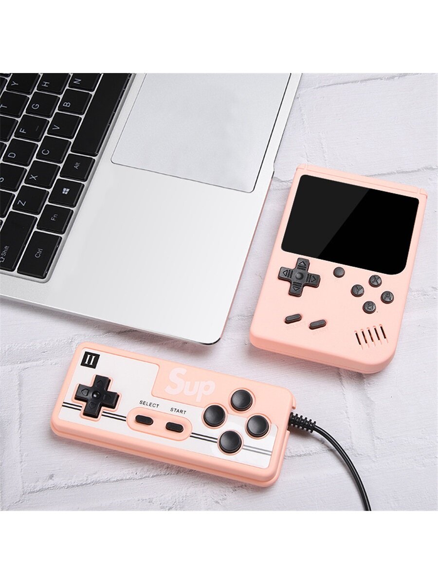 8-битная игровая консоль с 3,0-дюймовым ЖК-дисплеем в стиле ретро, портативный мини-игровой плеер, встроенный 500 игр, Портативная игровая консоль для детей, подарок