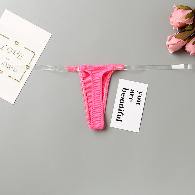 Сексуальные маленькие трусики-стринги Meichunfei для женщин в европейском и американском стиле, бикини, невидимые, прозрачные, с тонкими бретелями, новый стиль