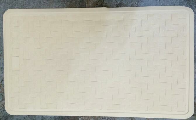 Оптовая продажа нескользящего коврика для ванной белого цвета, массажный коврик для душа, резиновый напольный коврик