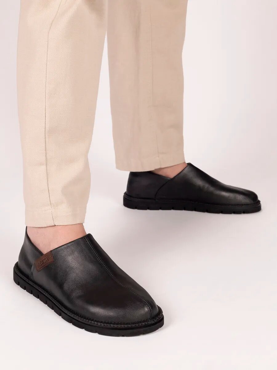 Туфли Босоногие сабо кожаные 