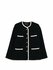 Куртка THELAURENT Button-up tweed jacket, размер 40, blue