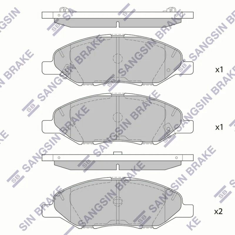 Колодки тормозные Vesta NG 23- пер, NISSAN Micra/March 03-; Note 05-; Tiida 05-
