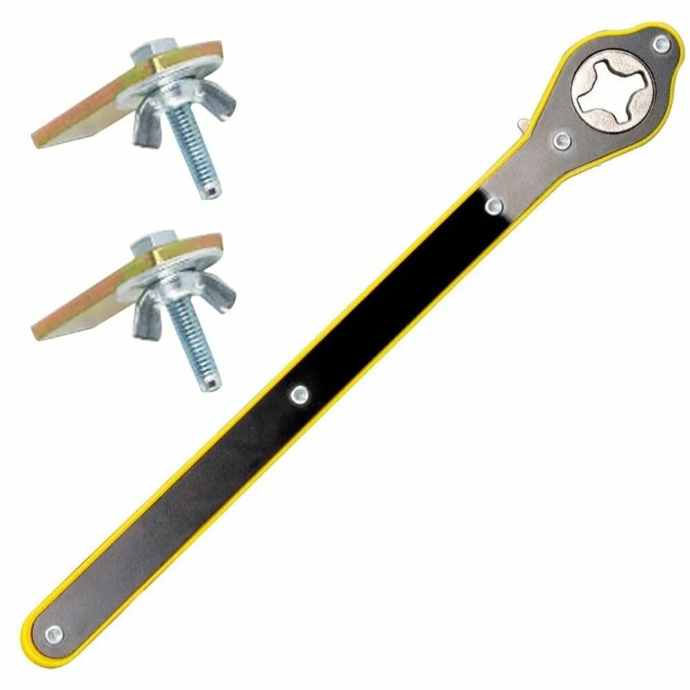 Экономичный поворотный ключ с храповым механизмом на 360 для легкого подъема и ремонта шин