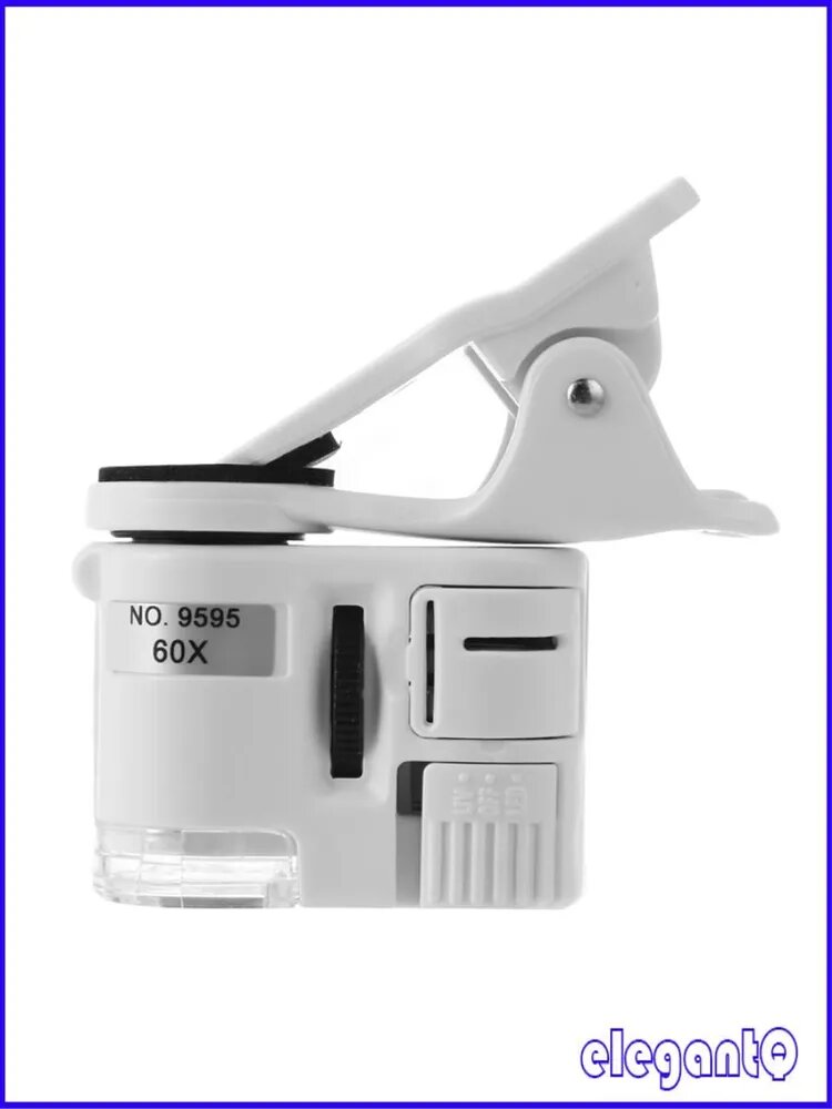 Универсальный Портативный Микроскоп Со Светодиодной Подсветкой Для Телефона Из АБС-Пластика Мобильных Смартфонов
