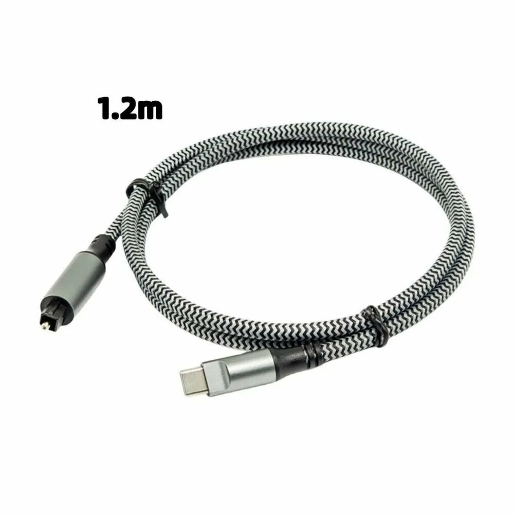 Аудиокабель USB Type-C/ODT (Toslink), 1.2 м, белый