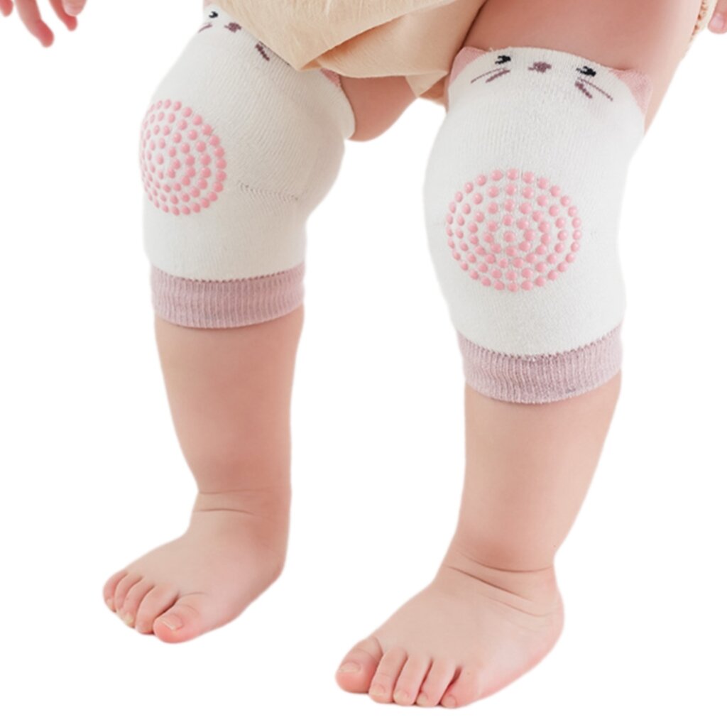 1 Пара детских наколенников для поддержки колена новорожденного Дышащая детская Защитная подушка для колена при ползании Унисекс-протектор для колена