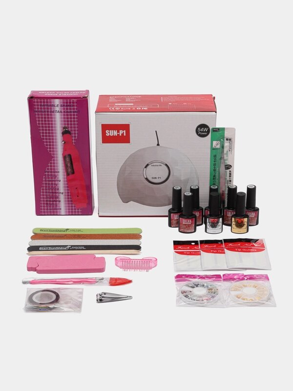 Набор для маникюра и педикюра, стартовый, базовый, подарок на новый год