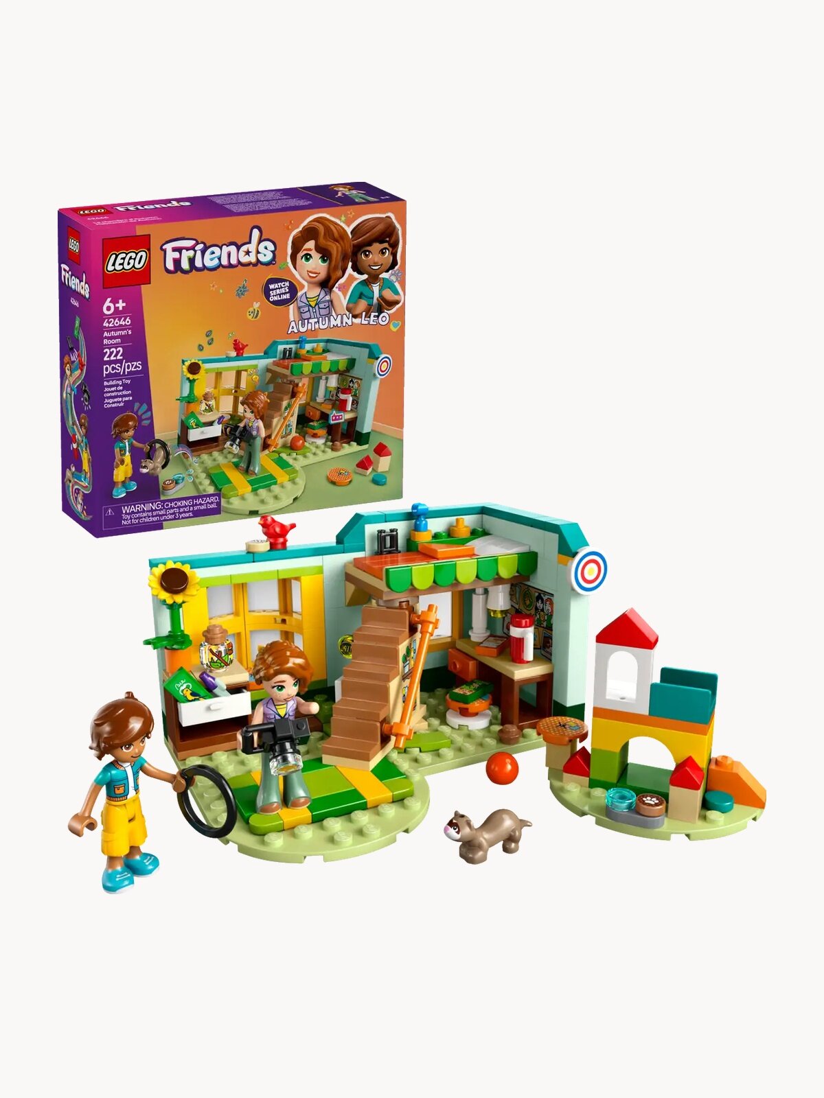 Конструктор LEGO Friends 42646 Комната Осени, разноцветный, 222 дет.