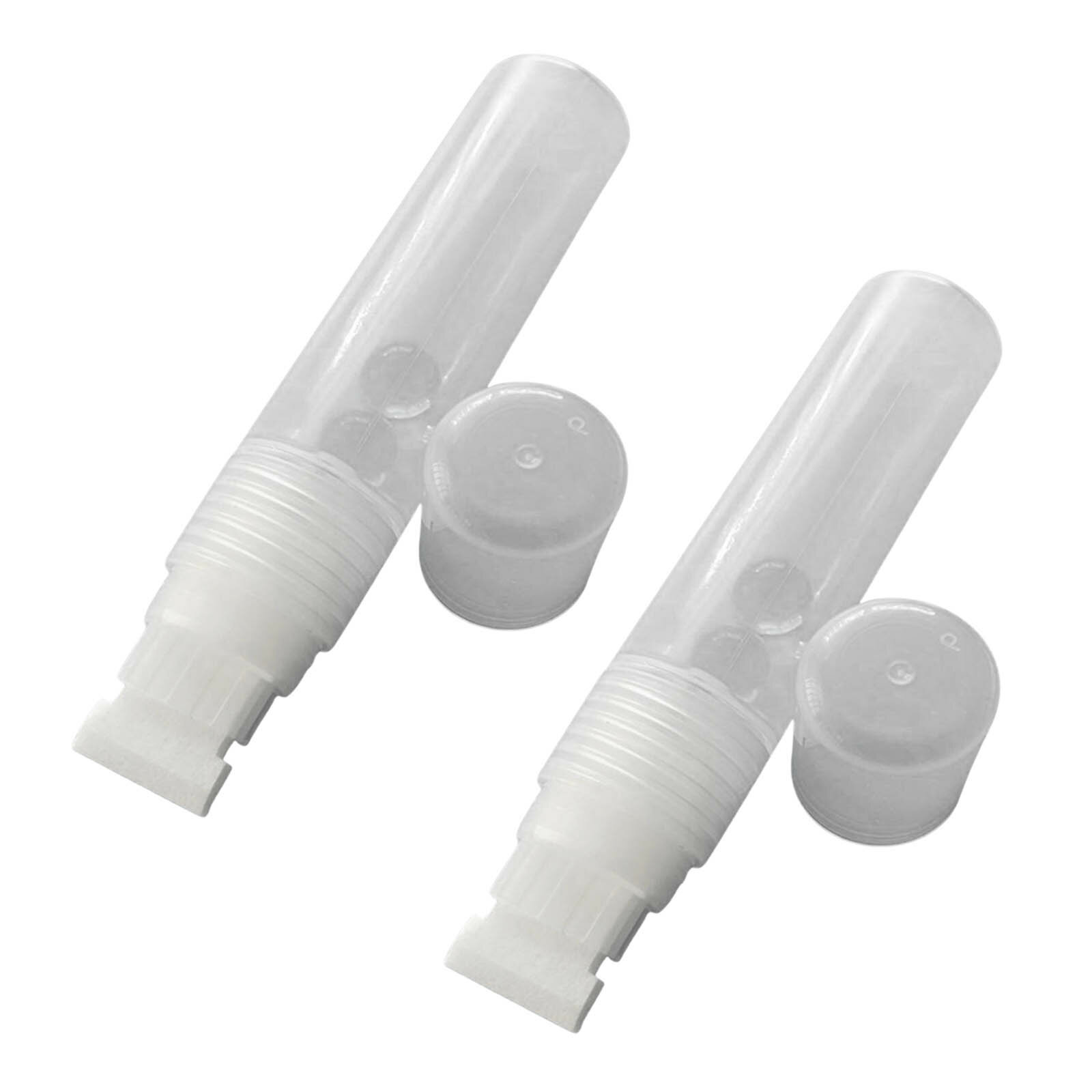 2 шт Пустой маркер с плоским или круглым наконечником перезаправляемый для рисования