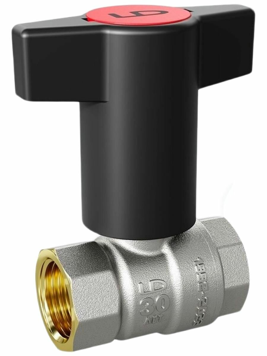 Кран шаровой муфтовый полнопроходной (Т-рукоятка) LD Pride 1/2"