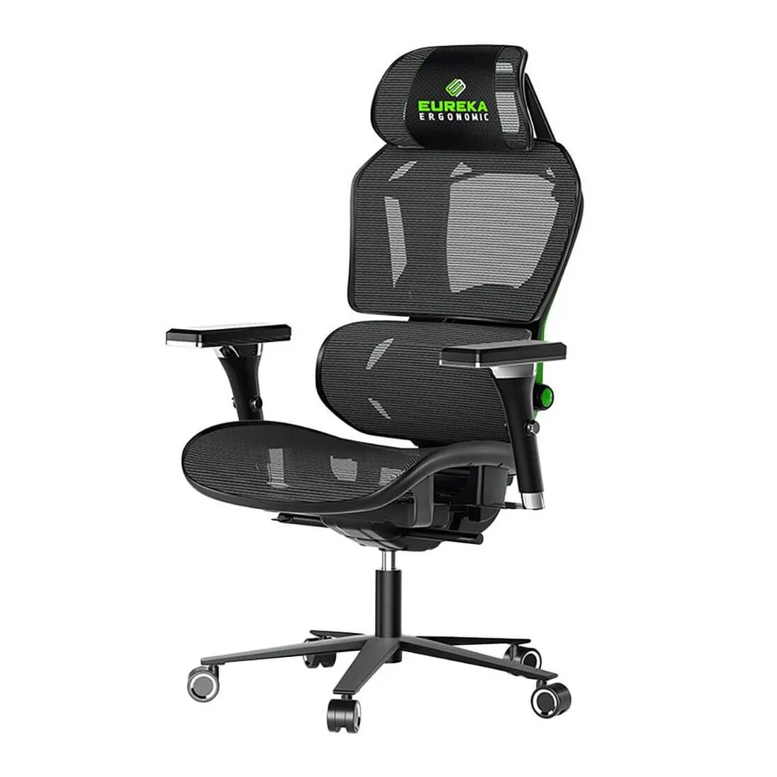 Компьютерное эргономичное кресло Eureka Typhon, зеленый (ERK-GC05-G)