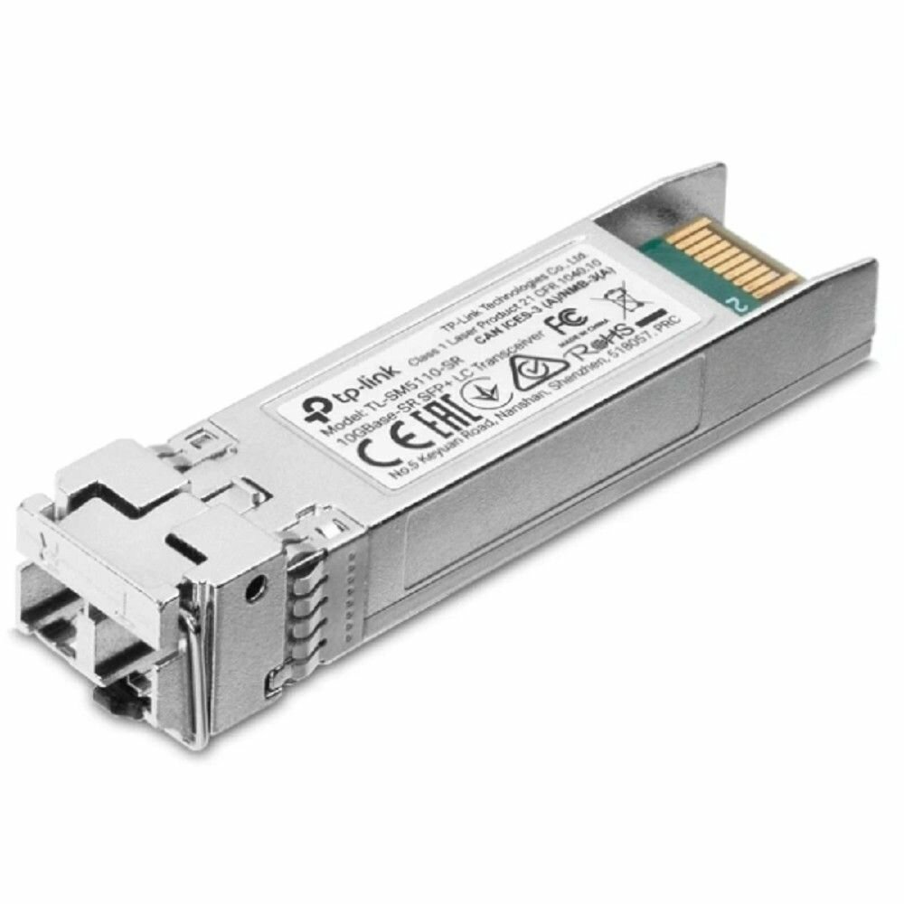 TP-Link SM5110-SR Трансивер SFP+, 10GBase-SR Duplex LC, 850нм, многомод, до 300м