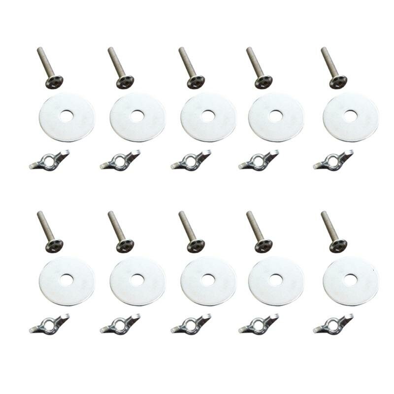 Держатель жердочки для клетки с крепежом, 10 шт.