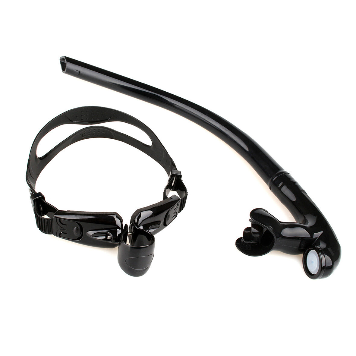 2026 COPOZZ Cool Breaker Передний плавательный трубка для взрослых, подходит для снорклинга, жидкий силикон, быстрый анти-удушающий водный