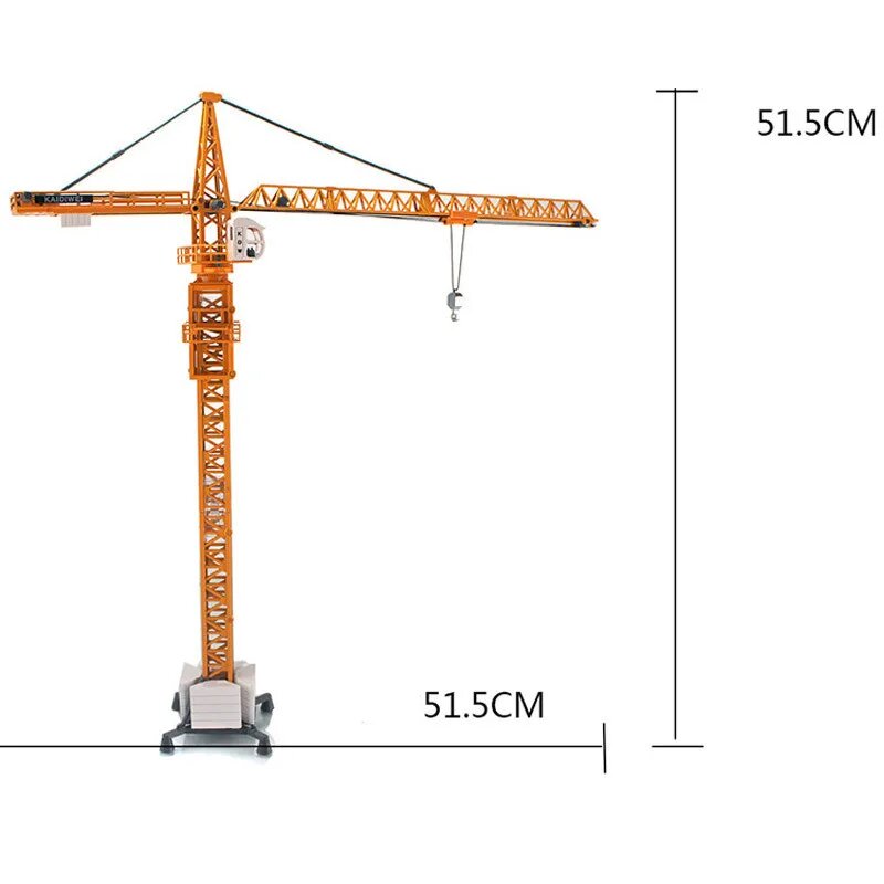 Модель башенного крана Hangjue 1:50 металлическая
