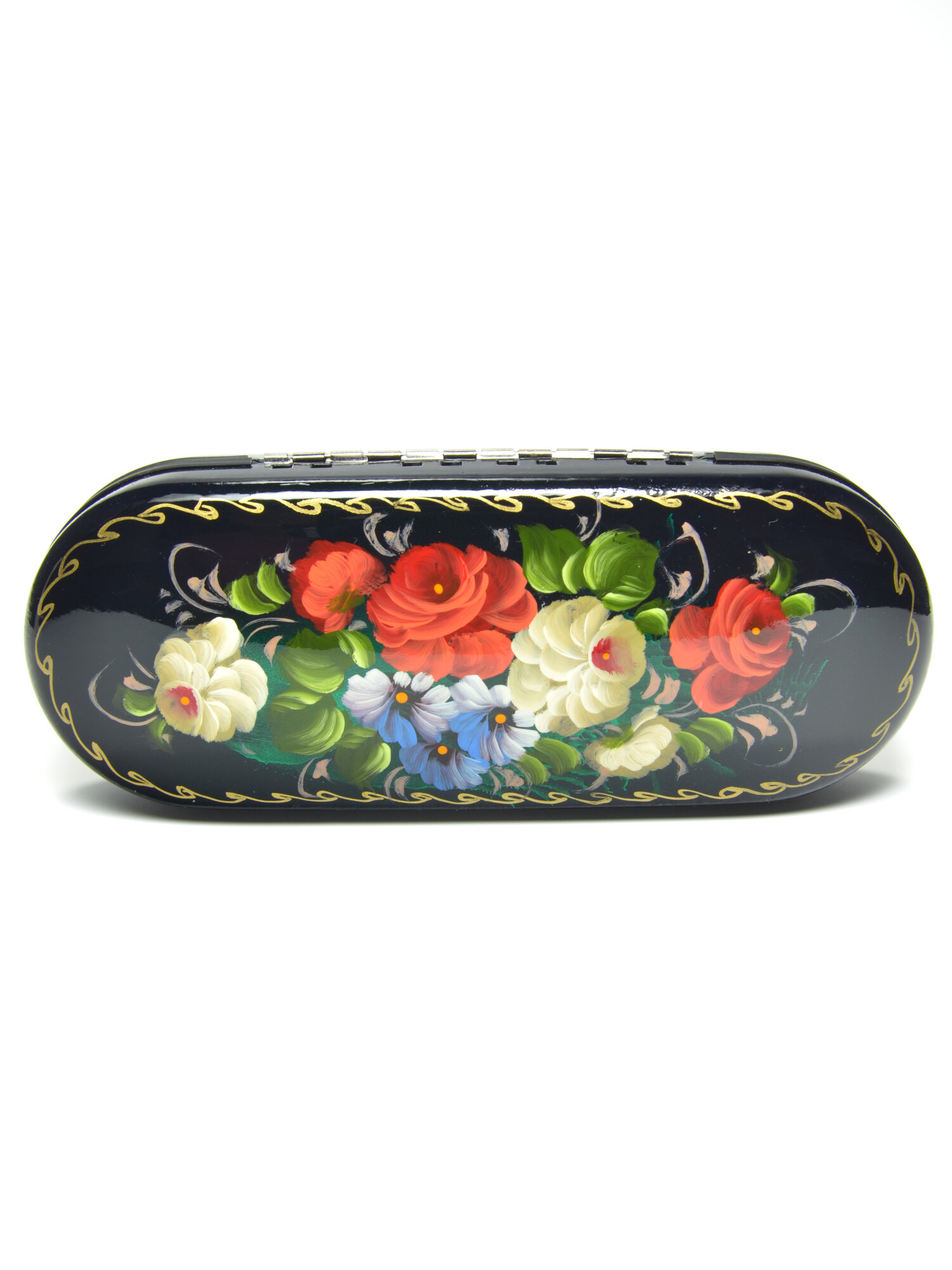 Футляр для очков женский. Розы. Очечник. Авторская ручная роспись.