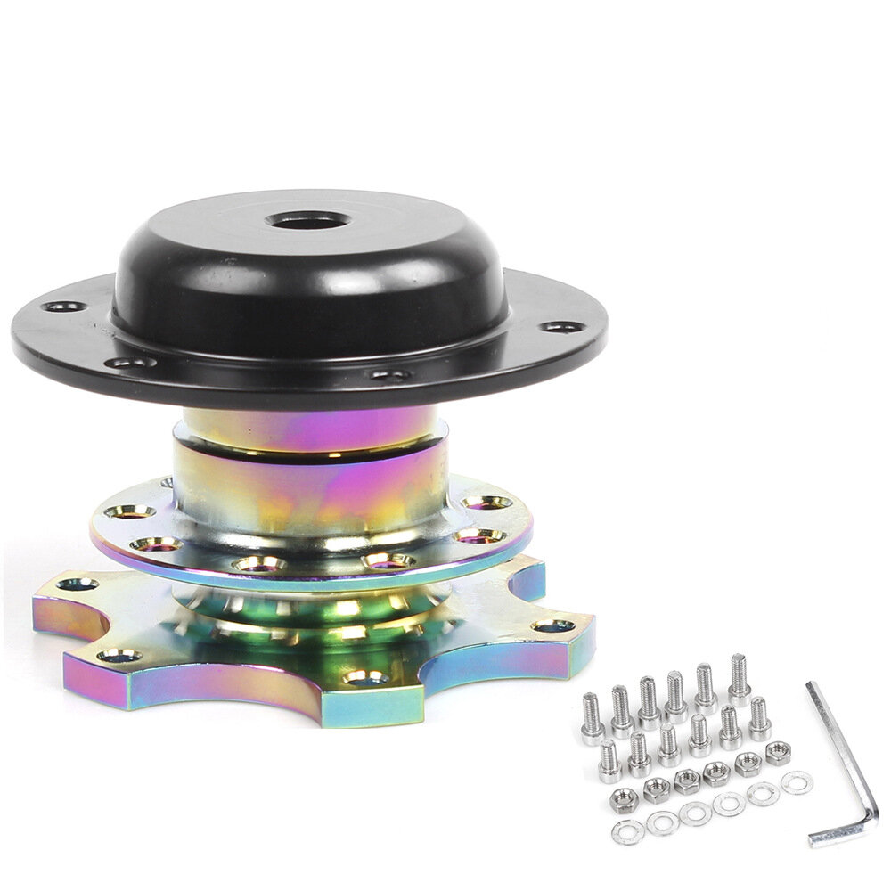 2026 Формула для кросс-граничного использования Быстросъемный адаптер для рулевого колеса Модификация Быстросъемный адаптер Адаптер для увеличения высоты рулевого колеса Гонки Дрифт