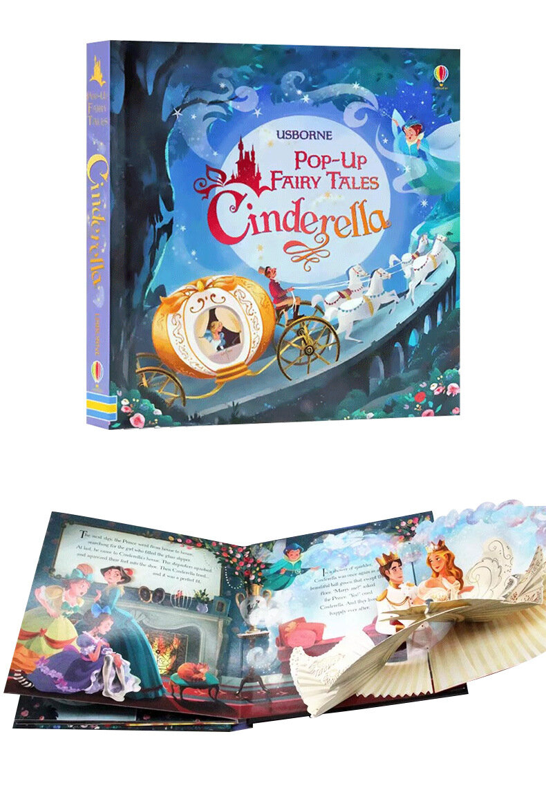 Usborne английская оригинальная 3D объемная книга для детей, развивающая интеллект, сказки