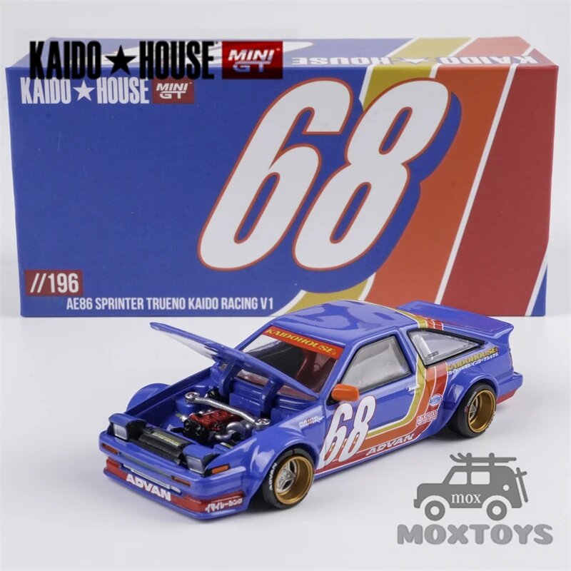 Kaido House MINI GT 1:64 AE86 Sprinter Trueno Kaido Racing