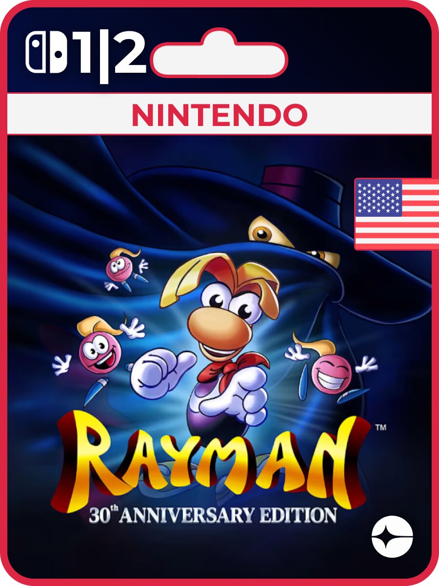 Rayman: 30th Anniversary Edition для Nintendo Switch 1|2 [Цифровая версия, США]