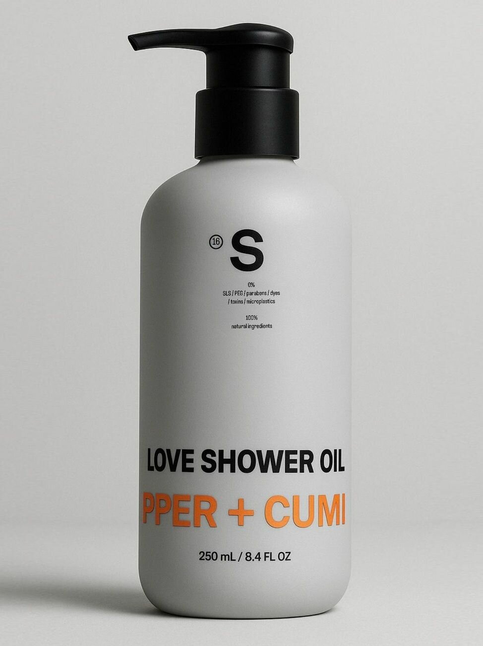 Гидрофильное парфюмированное масло Love Shower Oil Black Pepper + Cumin