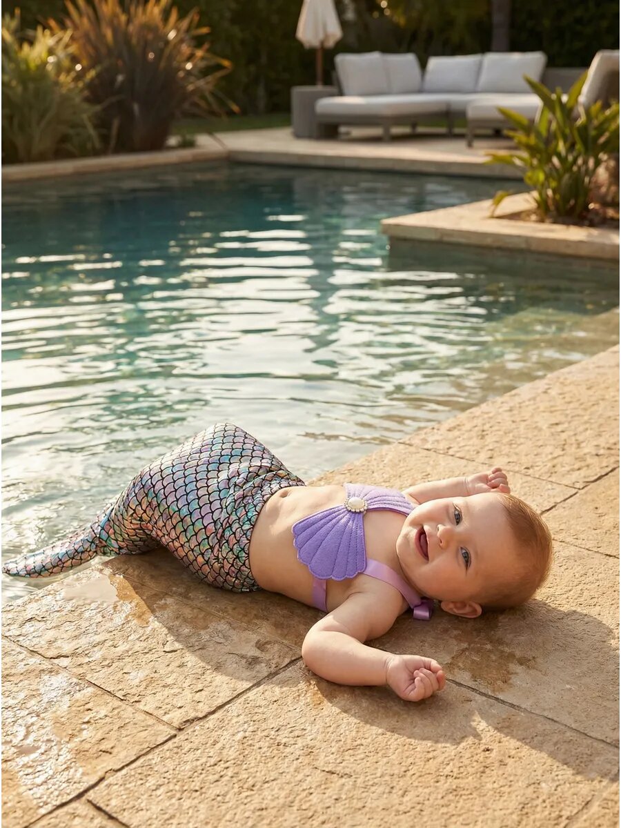 Костюм Русалочки для новорожденных