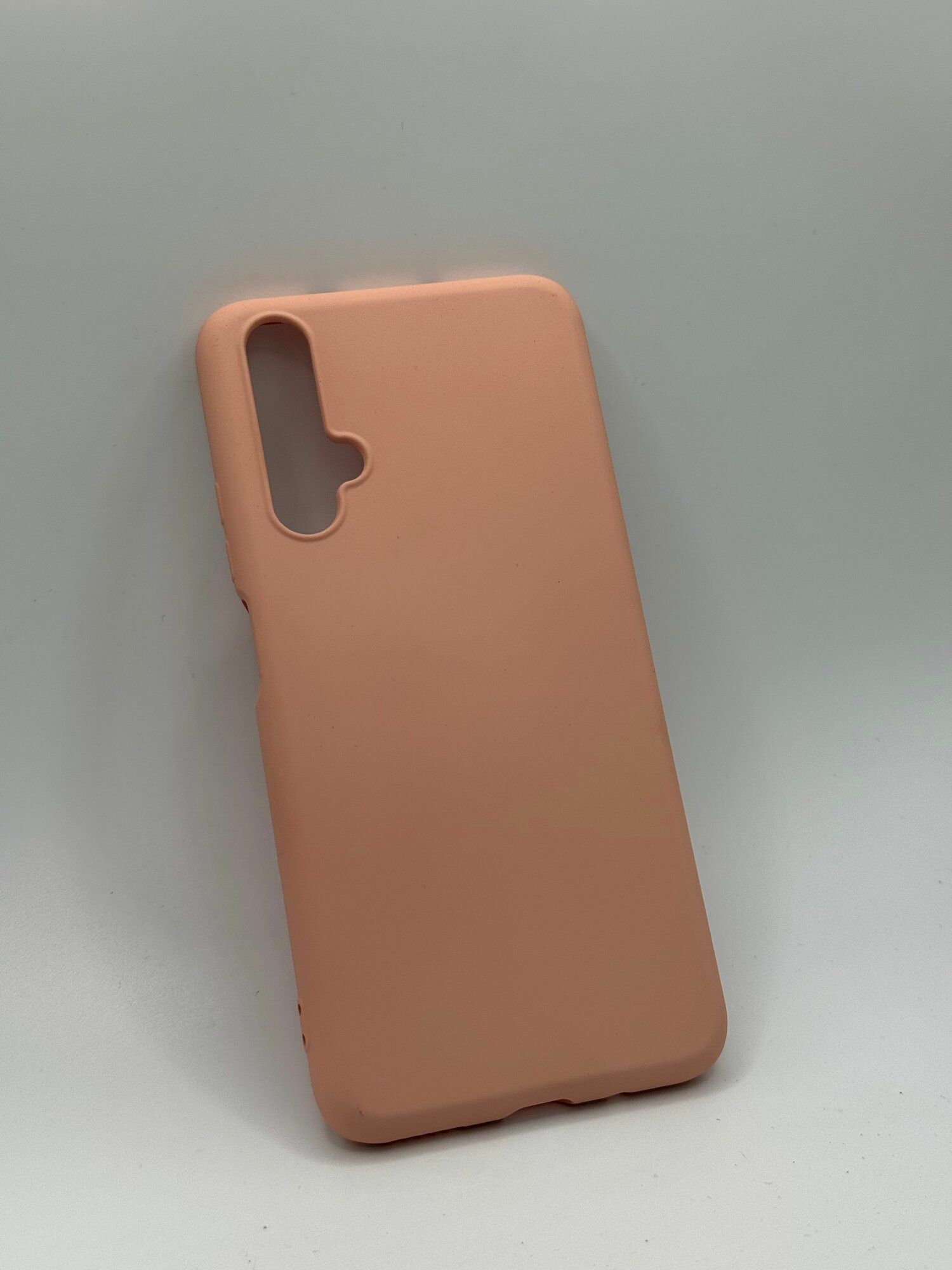 Чехол силиконовый Brauffen для Honor 20 нежно-розовый