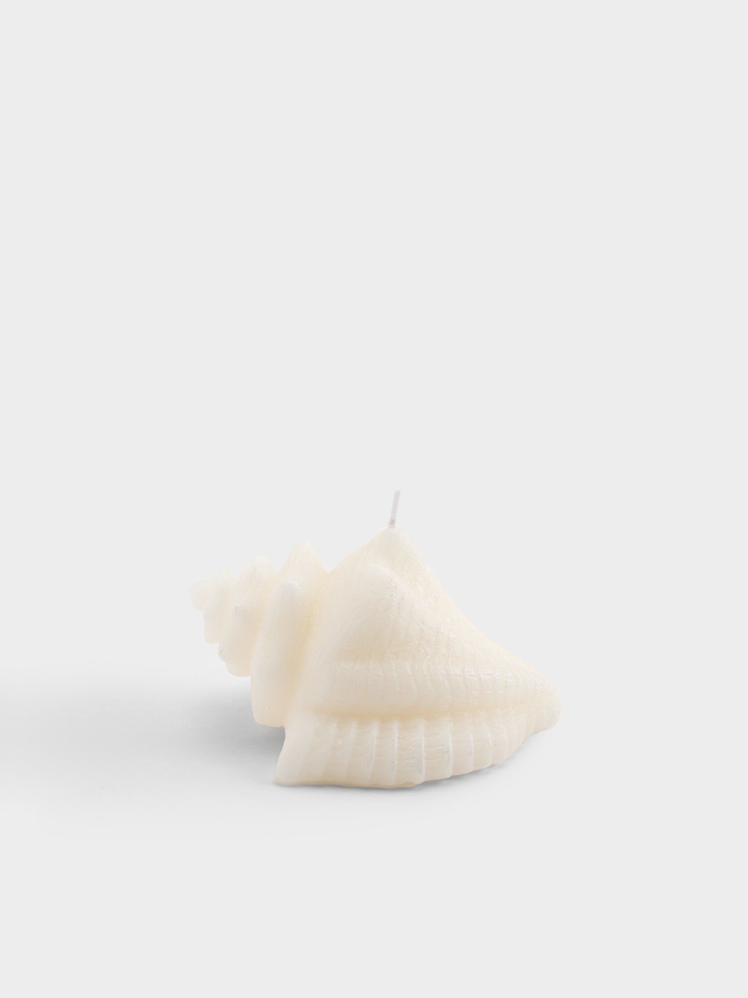 Свеча ароматическая, 11x7 см, белая, Salty Caramel, Ракушка, Seaside candle, Kuchenland