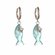 Серьги, пыльная роза