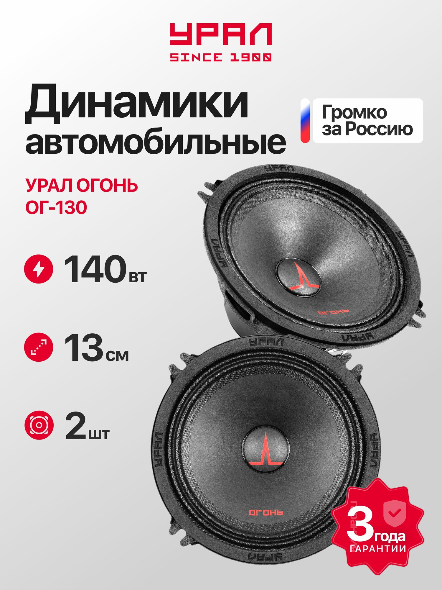 Динамики 13 эстрадные Урал ОГ-130