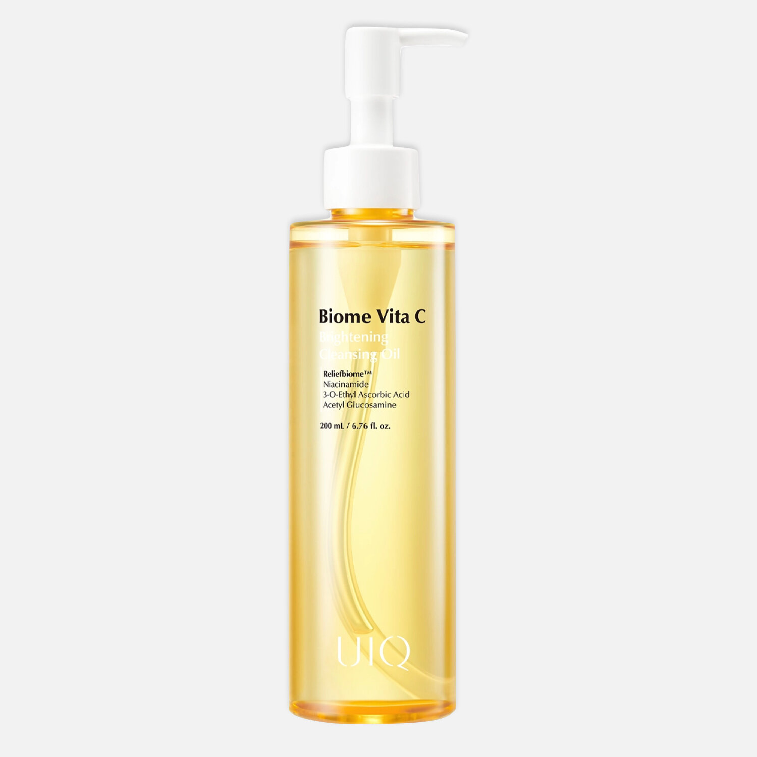 Лёгкое гидрофильное масло с витамином С для сияния кожи UIQ Biome Vita C Brightening Cleansing Oil 200 мл