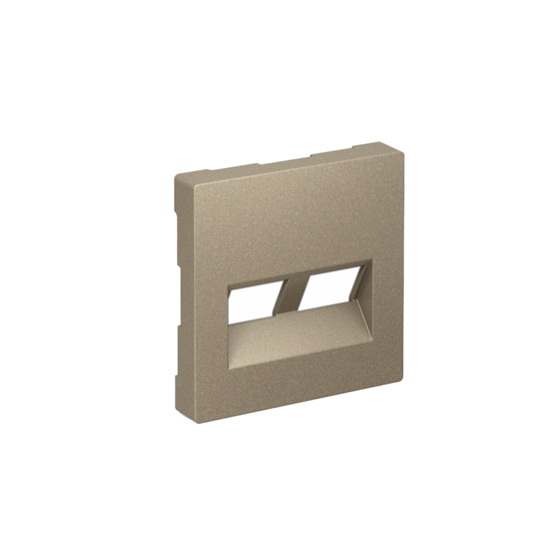 Накладка двойная AtlasDesign для информационных функций типа Keystone шампань SE ATN000590