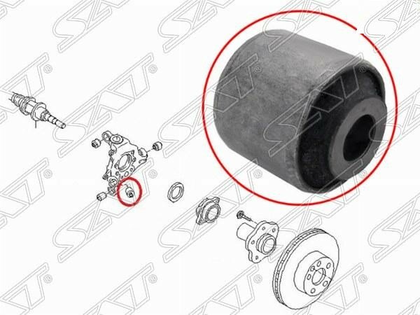 Сайлентблок SAT ST-55148-AL500 цапфы Infiniti FX35 08-12, Nissan Murano 07-22