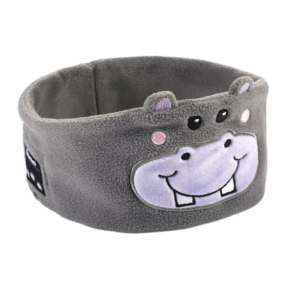 Детская повязка на голову с ушками Hippo, маска для сна