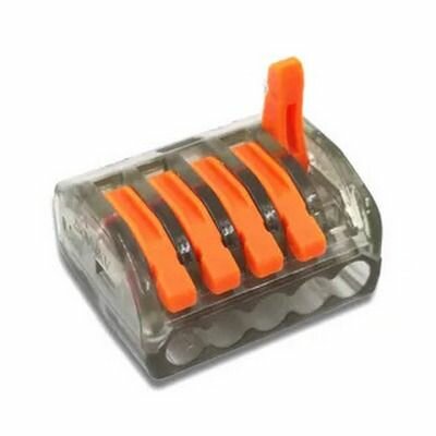 PCT-315, Клеммник быстрозажимной 5-и контактный сечение 0.08-2.5 кв. мм / 5 штук