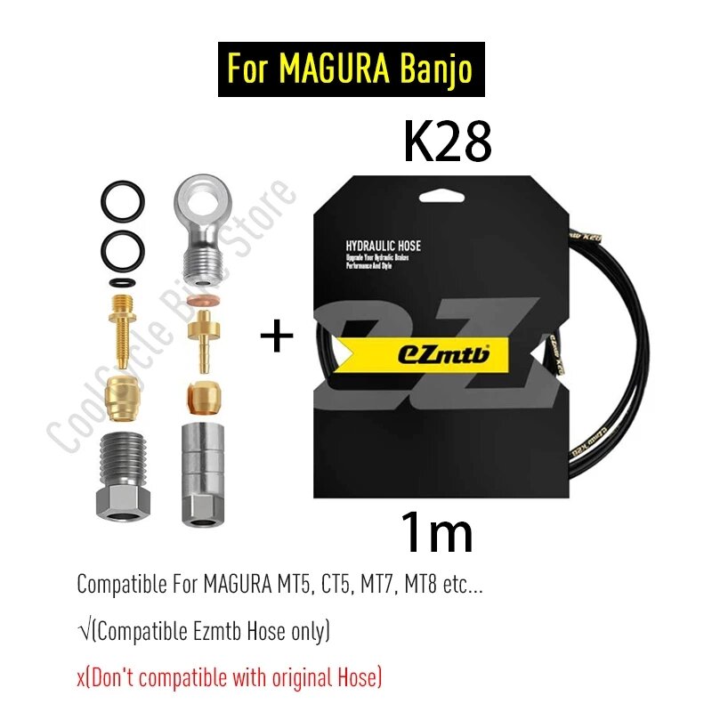 EZMTB K28 Гидравлический шланг 1m для MAGURA Banjo