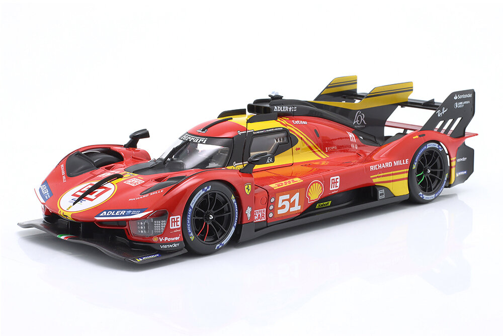 Модель коллекционная BBURAGO Ferrari 499P #51 winner 24 le mans 2023 / феррари победитель ле-ман